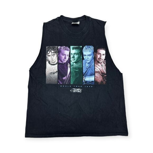 NSYNC | Shirts | Vintage Nsync World Tour 998 Man Tank | Poshmark